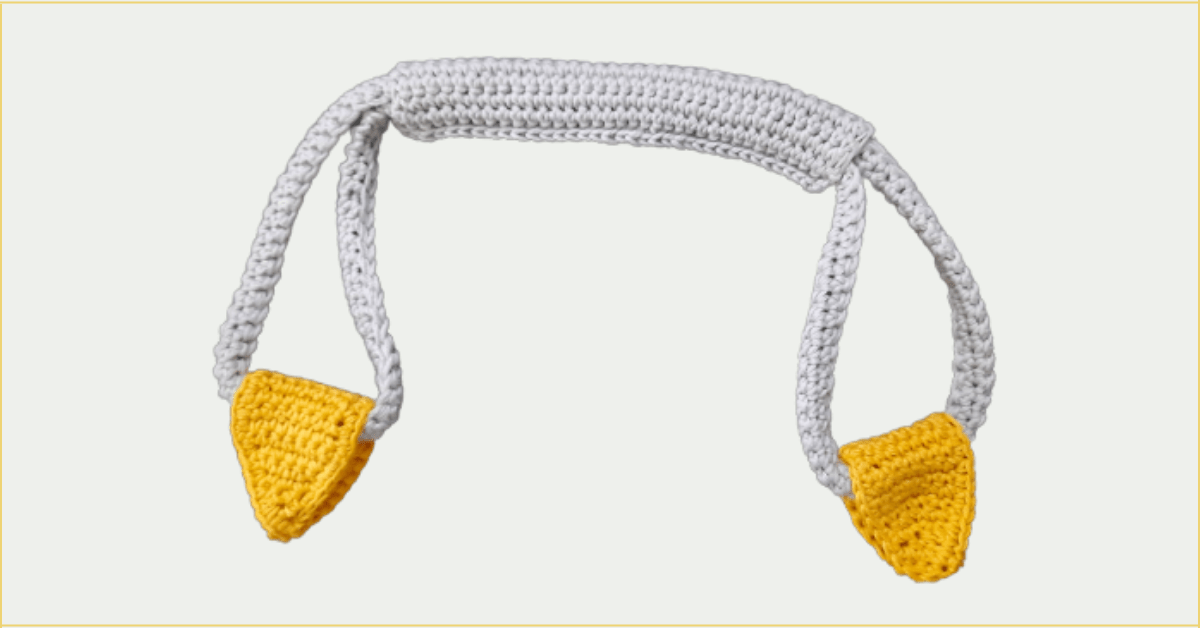 How to crochet handles on a bag, a basic pattern for bag handles